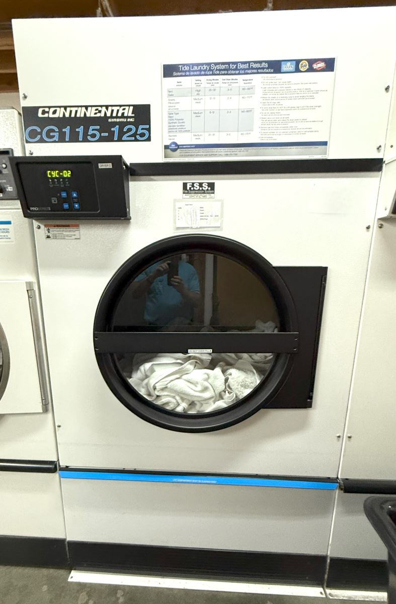 Used Continental Girbau Dryer | 120 lb Capacity