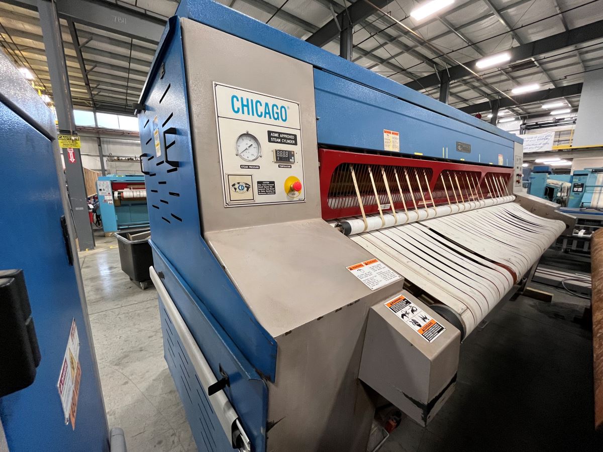 Used Chicago 232-120 Steam Heated Flatwork Ironer, Model Imperial 232 ...